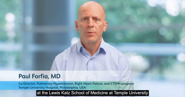 Dr Paul Forfia’s approach to the treatment of CTEPH in practice ...